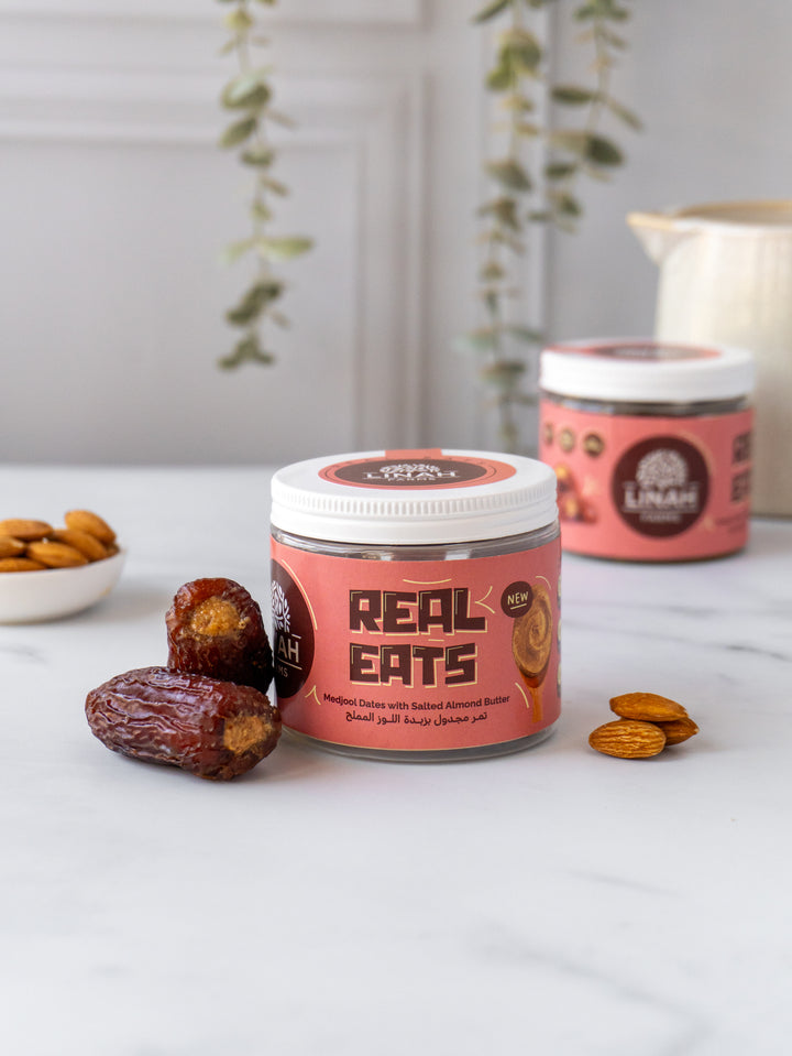 Real Eats – Medjool Dates Stuffed with Nut Butter | Linah Farms