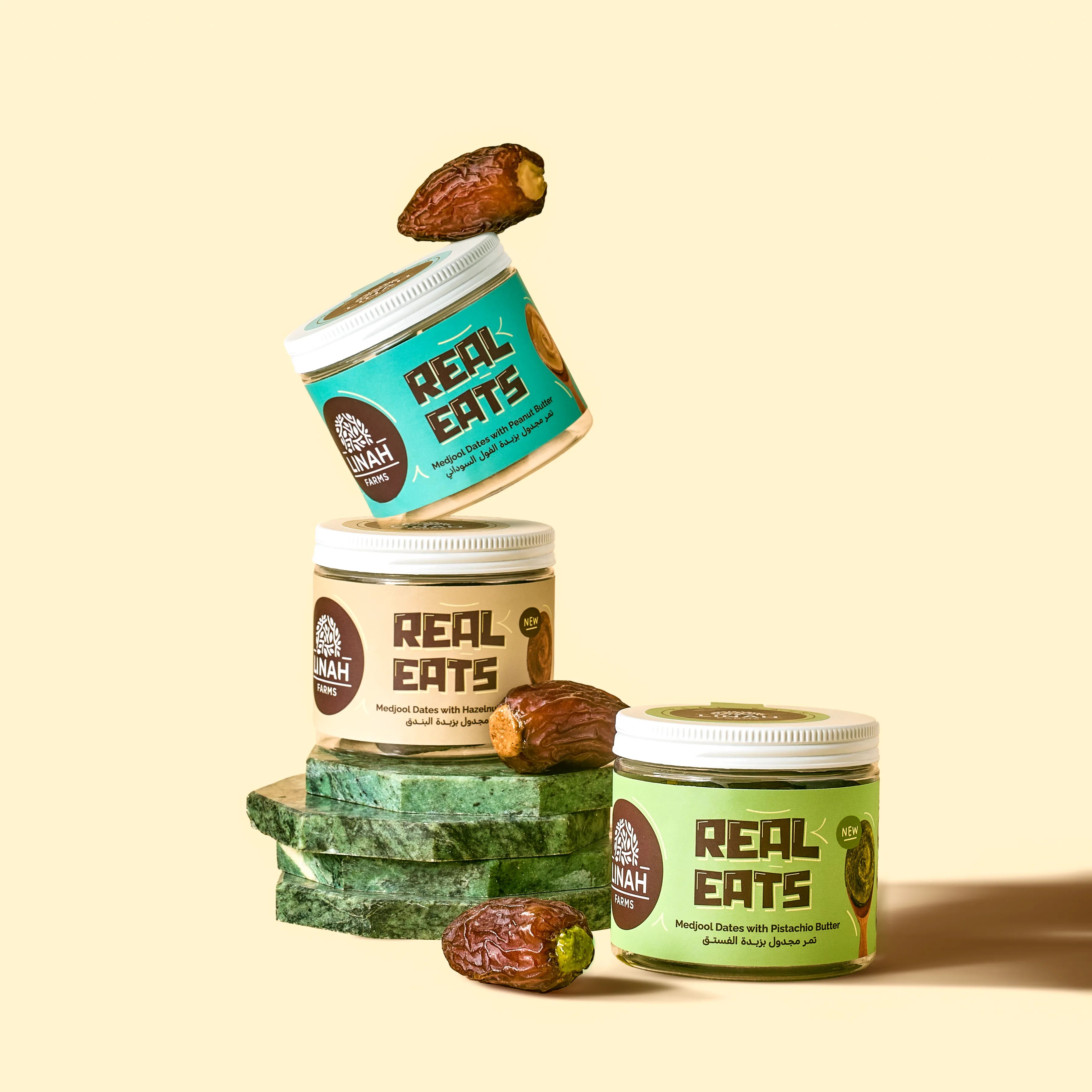 Real Eats – Medjool Dates Stuffed with Nut Butter | Linah Farms
